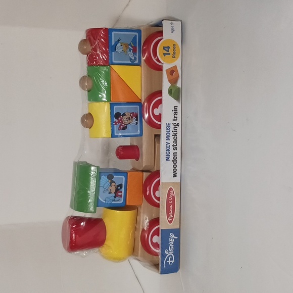 Melissa & Doug | Toys | Melissa Doug Mickey Mouse Wooden Stacking Train ...